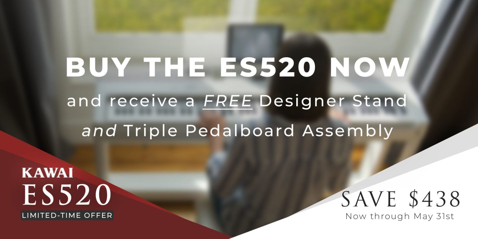 Kawai ES520 Digital Piano - Kawai ES Portable Digital Pianos